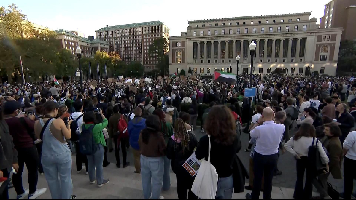 Watch Face The Nation: Latest frontline in Israel-Hamas war: Campus ...