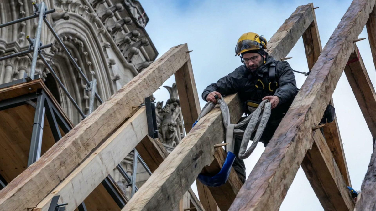 Watch Cbs Saturday Morning Man Helping Rebuild Notre Dame Cathedral