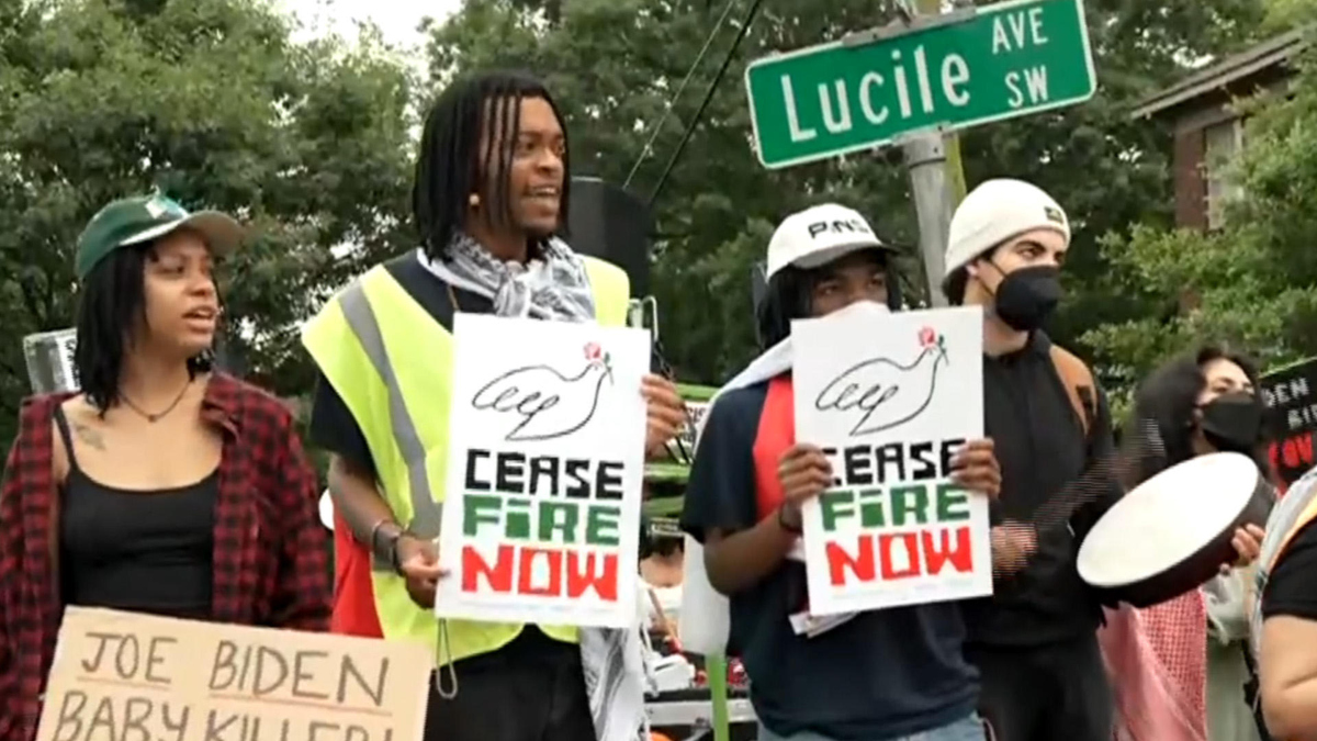 Watch Face The Nation: Protesters greet Biden at Morehouse commencement ...