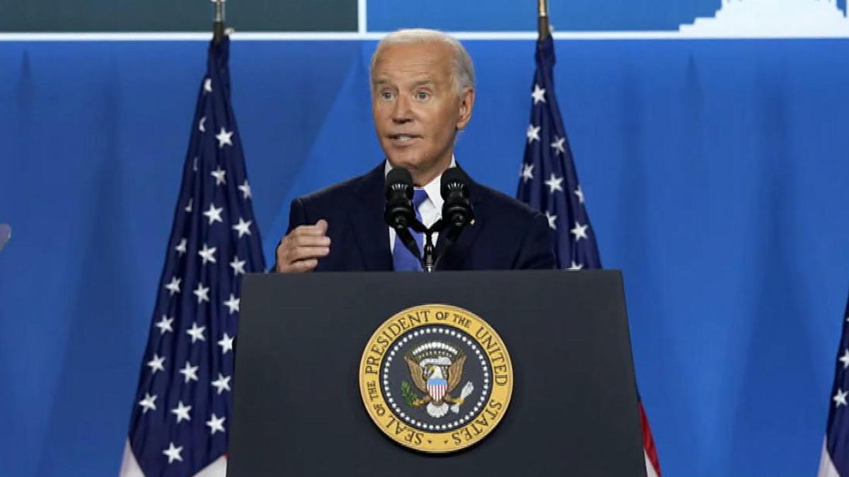 Watch CBS Mornings Biden defends candidacy at news conference - Paramount+