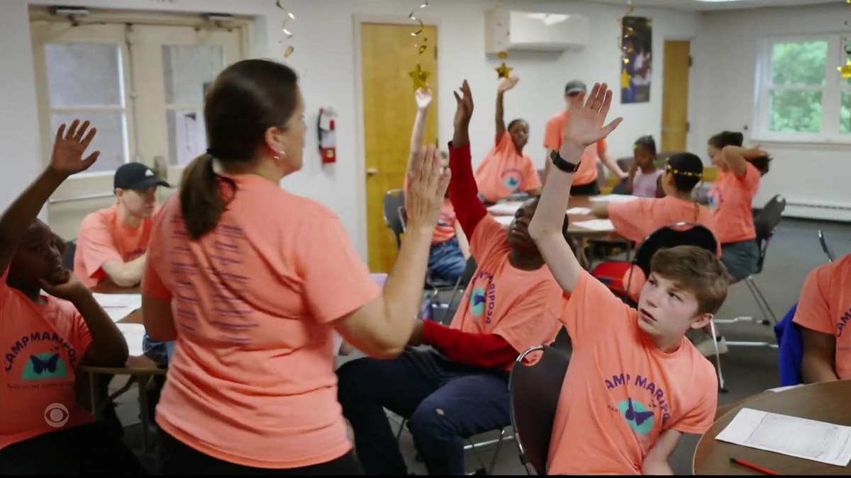 Watch CBS Evening News: Summer camp aims to break cycle of addiction ...