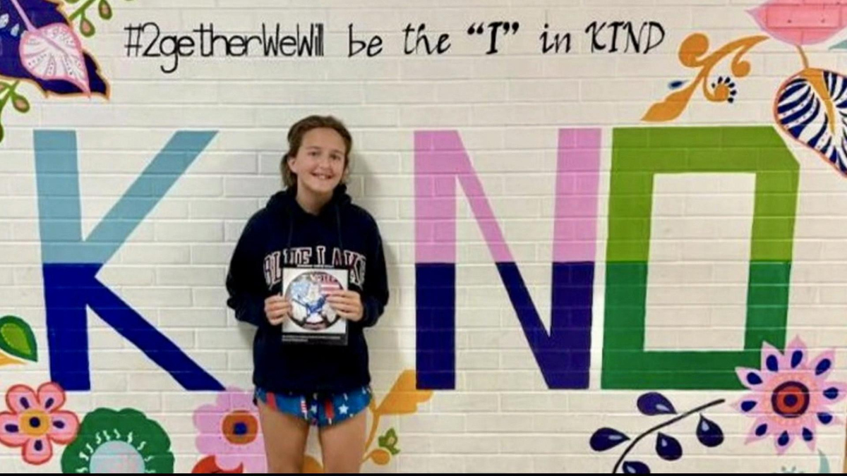 Watch CBS Evening News: Michigan girl creates memorable election ...
