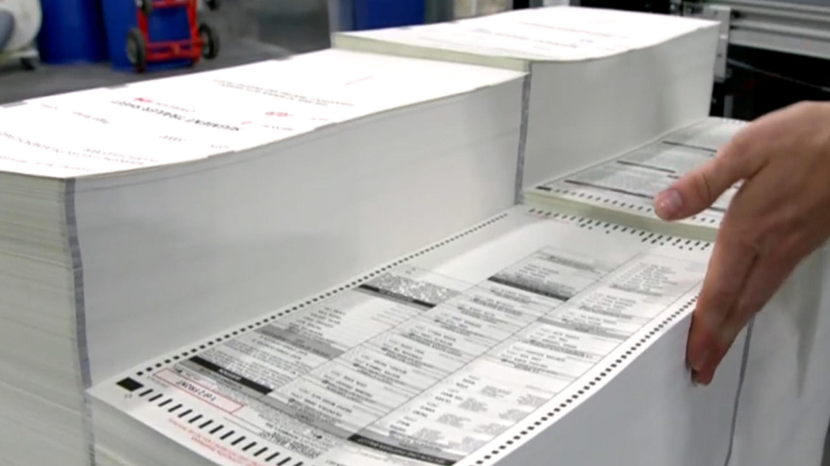 Watch CBS Evening News Behind the scenes in a ballot printing facility ...