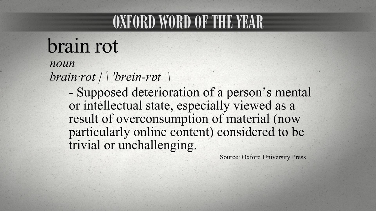 Watch CBS Mornings Season Episode : Oxford names "brain rot" as 2024 Word of the Year - Paramount+