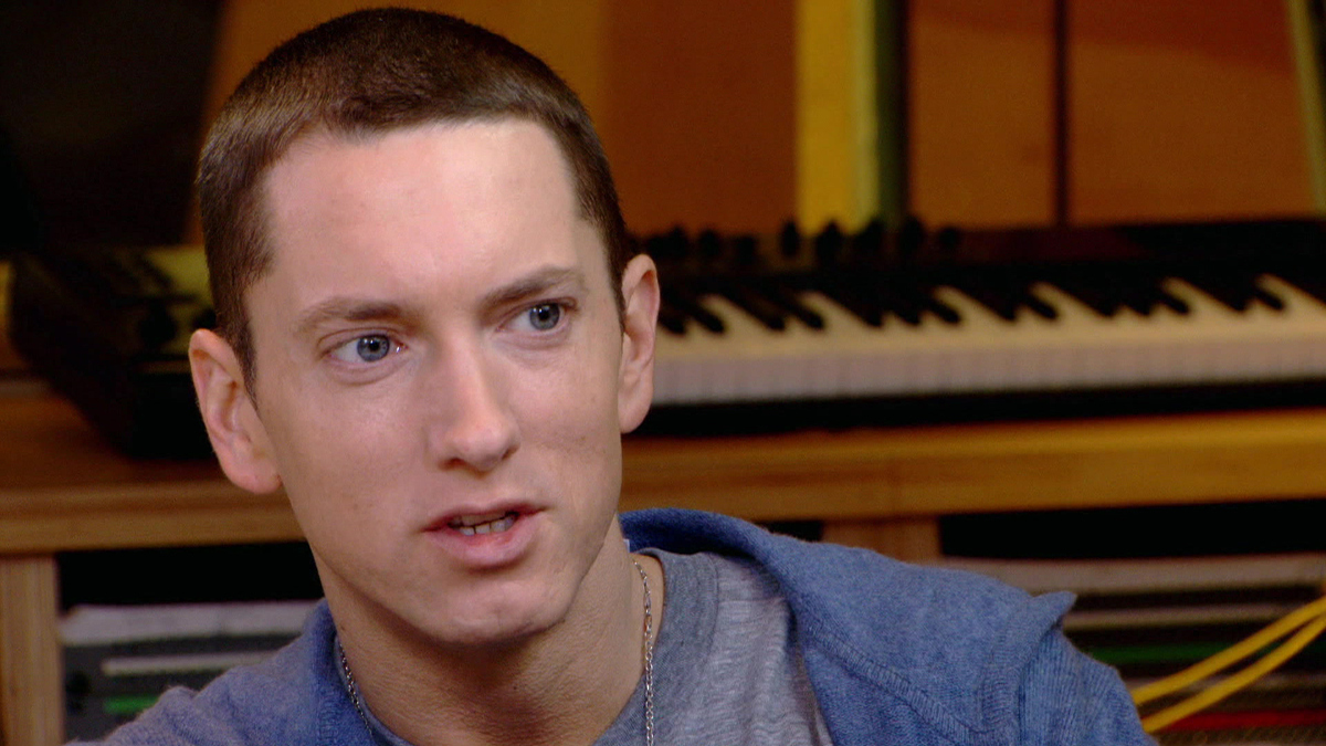 Watch 60 Minutes Overtime: Eminem rhymes the word orange - Full show on CBS