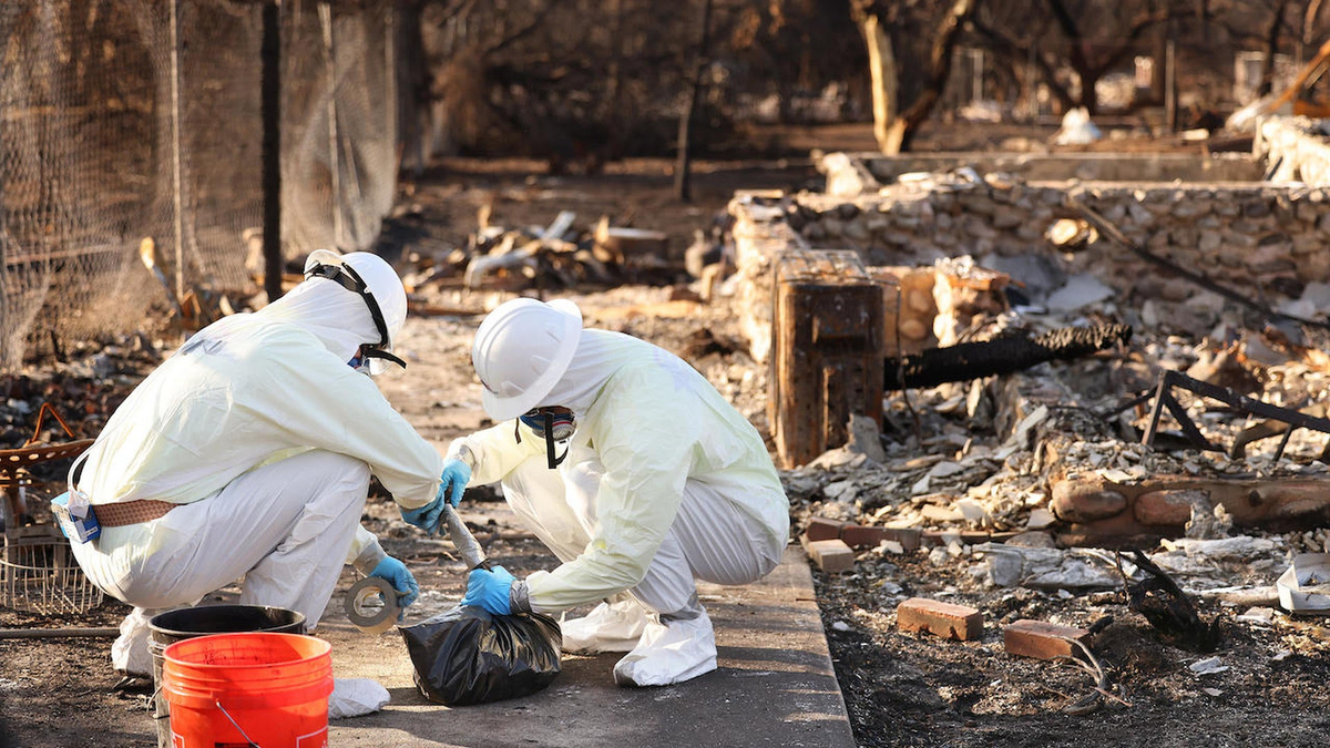 Watch CBS Evening News: Handling of toxic L.A. fire debris stirs anger ...