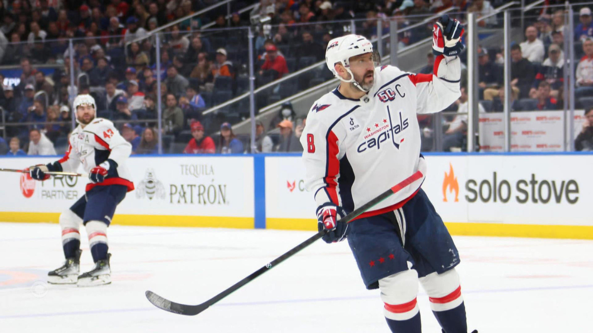 Watch CBS Evening News: Alex Ovechkin breaks career NHL goals record ...