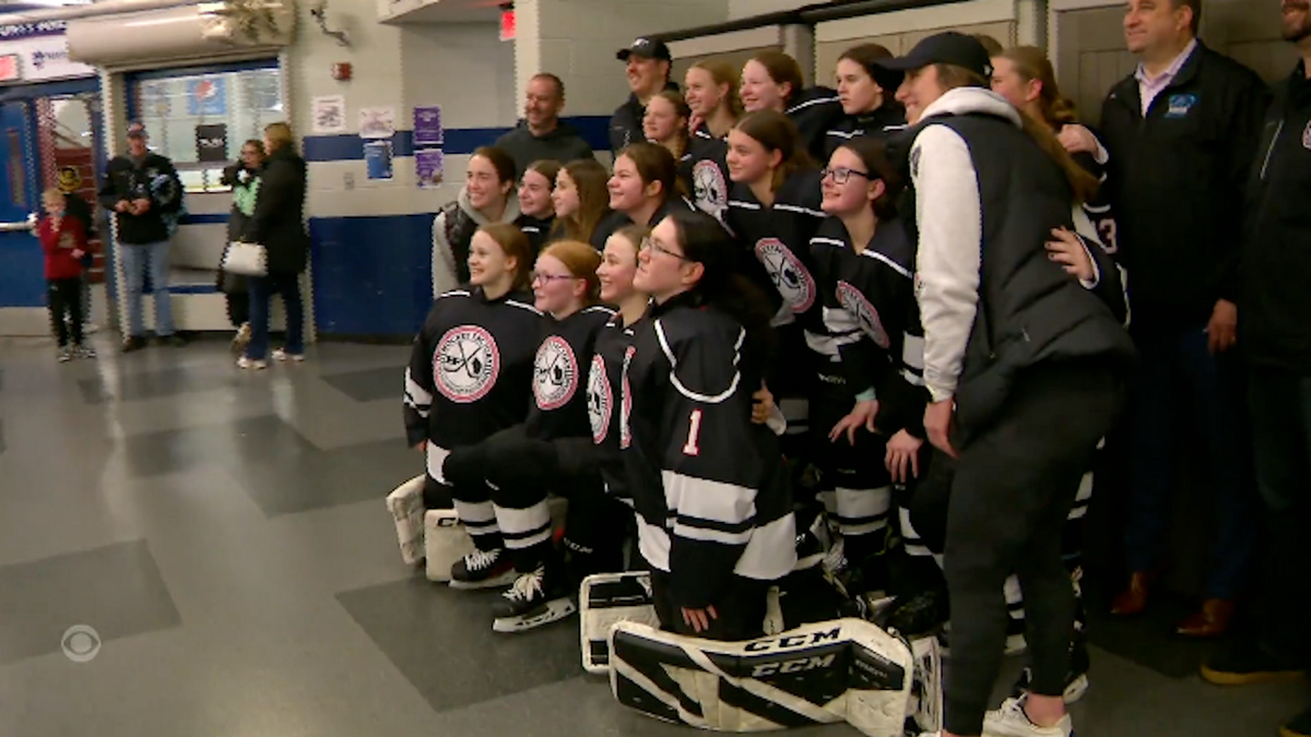 Watch CBS Evening News: Girls growing the game of hockey and its goals ...