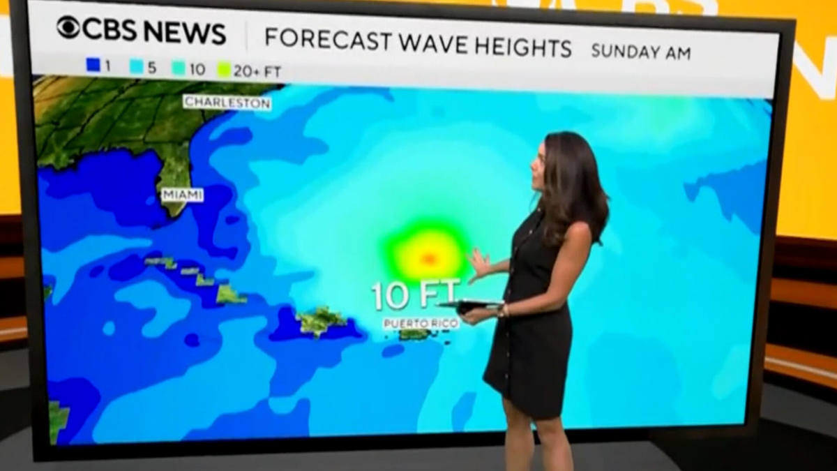 Watch CBS Mornings: Tropical Storm Erin nears hurricane strength - Full ...