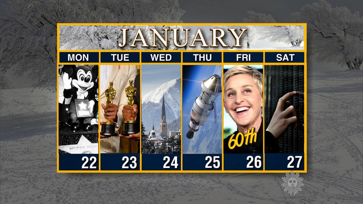 Watch Sunday Morning: Calendar: Week of Jan. 22 - Full show on CBS