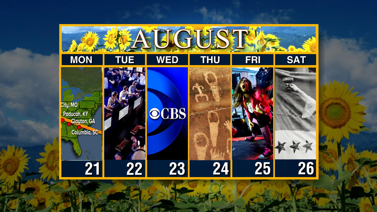 Watch Sunday Morning: Calendar: Week of August 21 - Full show on CBS