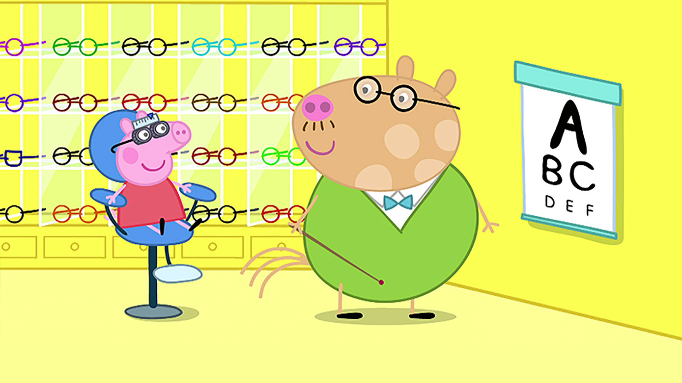 Watch Peppa Pig Season 2 Episode 4: Peppa Pig - The Eye Test/Granddad ...