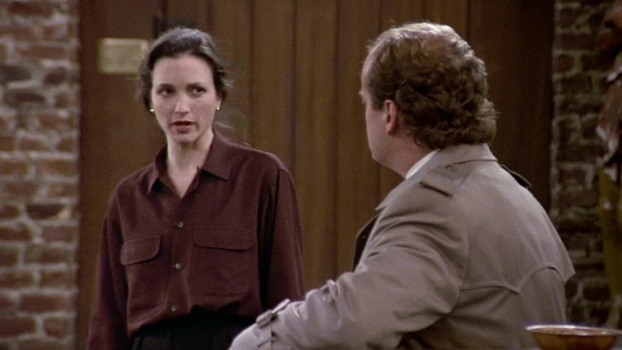 Watch Cheers Season 10 Episode 16: Cheers - One Hugs, The Other Doesn't ...