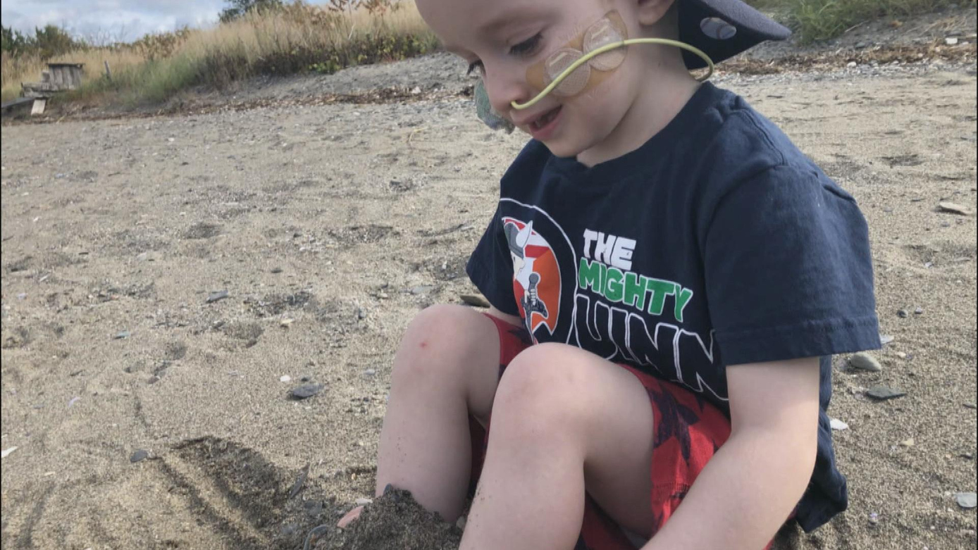 Watch CBS Evening News: Young boy finally gets his chance to see the ...