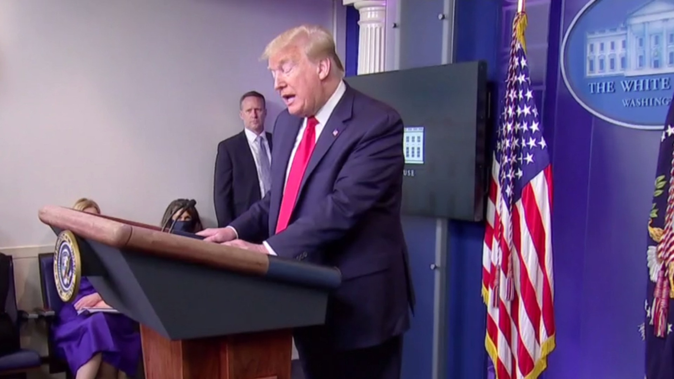 Watch CBS Evening News: Trump urges reopening of houses of worship ...