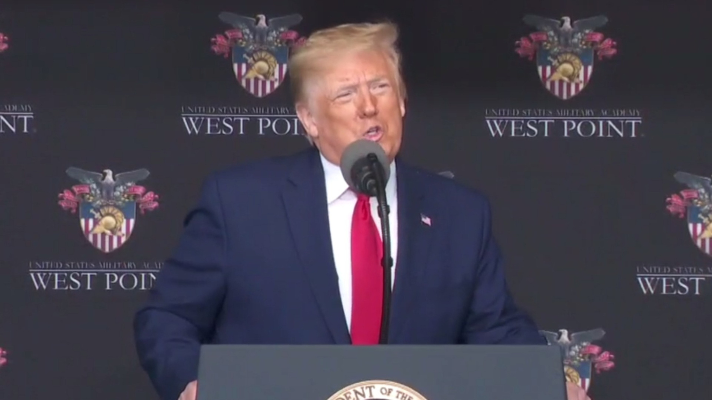 Watch CBS Evening News: Trump speaks at West Point graduation - Full ...
