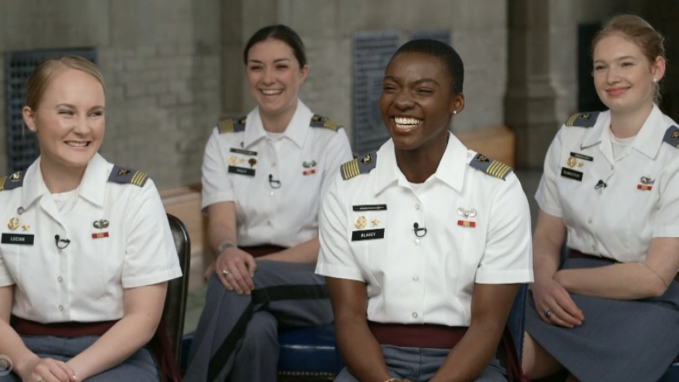 Watch CBS Evening News: Female Rhodes Scholars make West Point history - Full show on CBS
