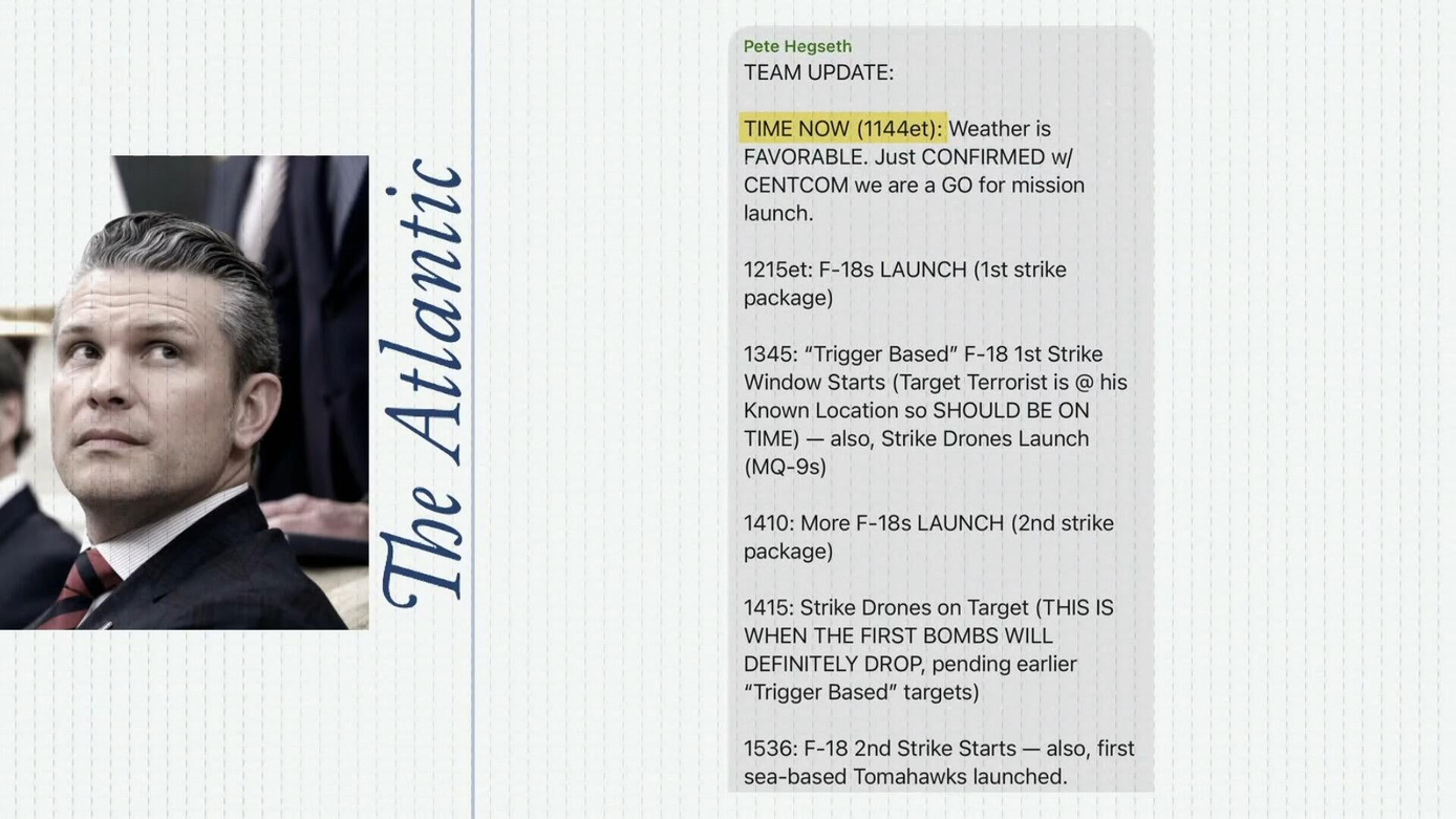 Watch CBS Evening News: Atlantic publishes more texts from Trump ...