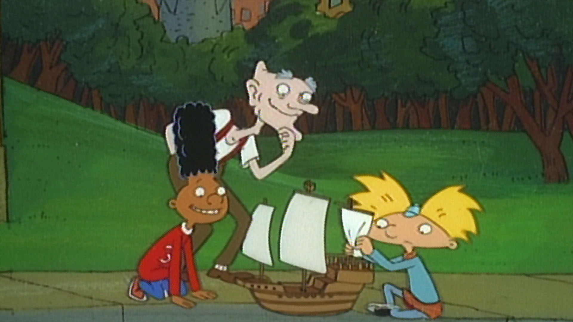 Watch Hey Arnold! Season 2 Episode 4: Hey Arnold! - Tour de Pond ...