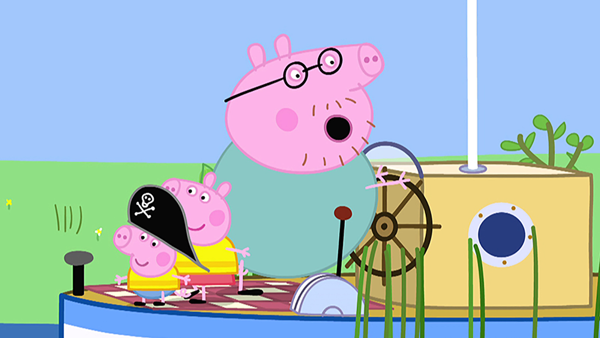 Watch Peppa Pig Season 2 Episode 10: Captain Daddy Pig/The Power Cu ...