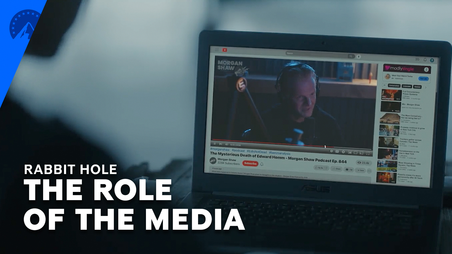 Watch Rabbit Hole Season Episode : Rabbit Hole | The Role Of The Media | Paramount+ - Paramount+