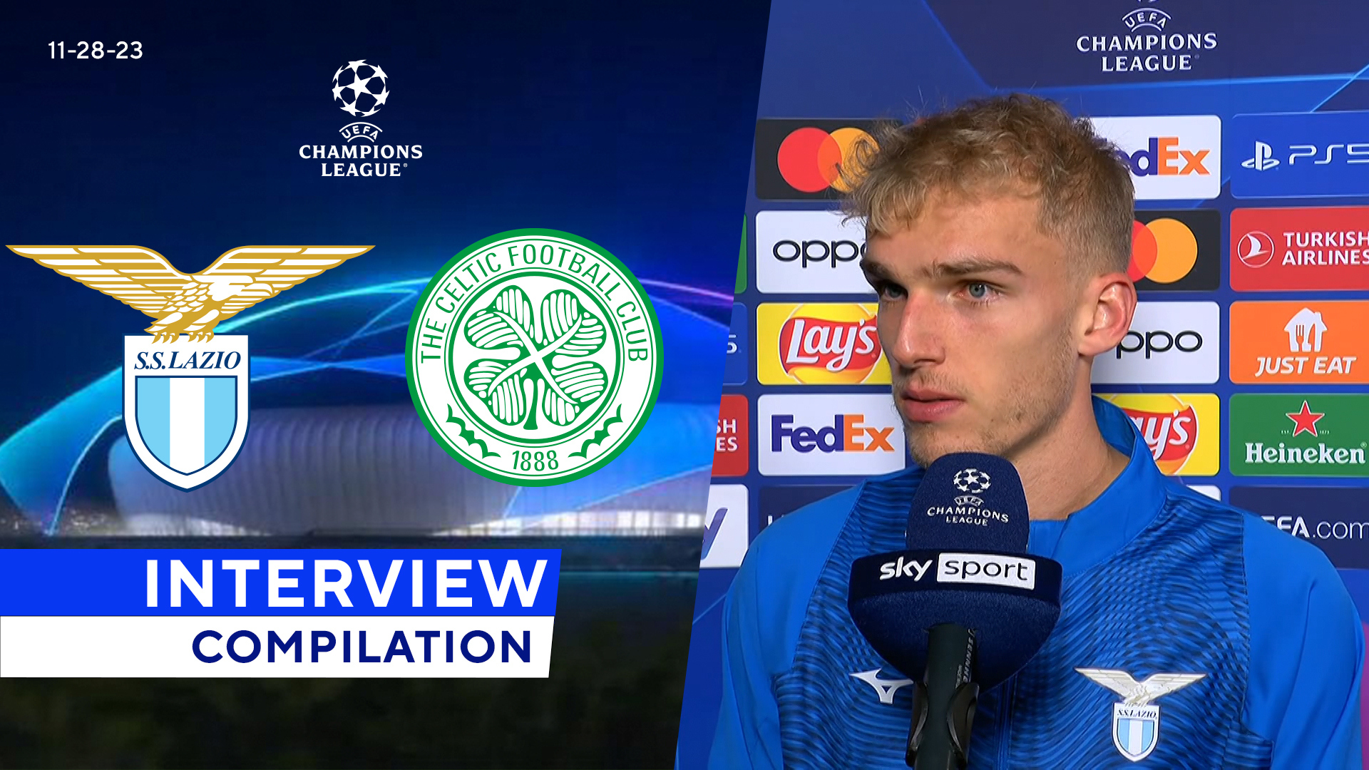 Watch UEFA Champions League Season 2024 Episode 0: Interview Compilation: Lazio vs. Celtic ...