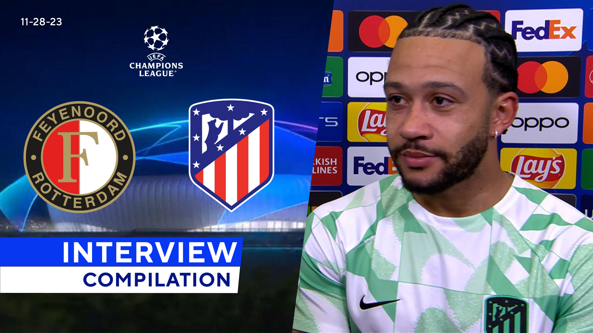 Watch UEFA Champions League Season 2024 Episode 0: Interview Compilation: Feyenoord vs. Atlético ...