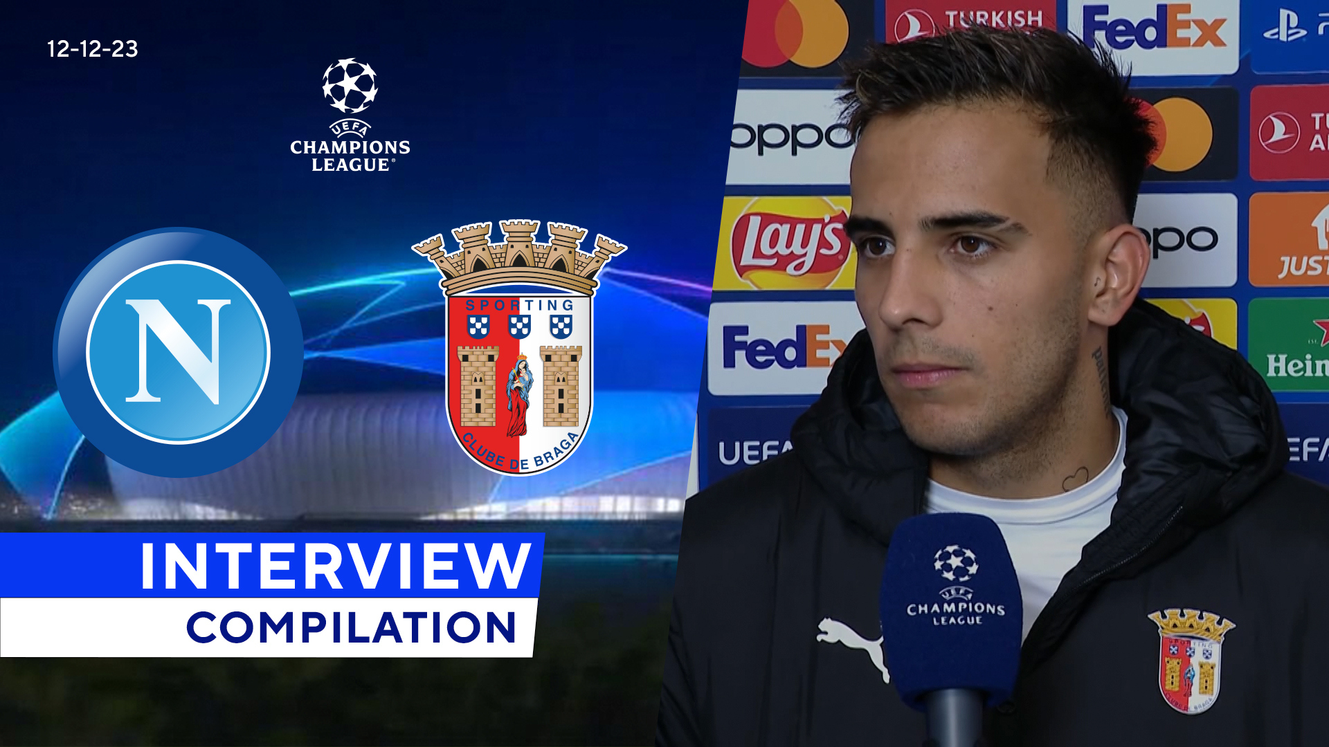 Watch UEFA Champions League Season 2024 Episode 0: Interview Compilation: Napoli vs. Braga ...