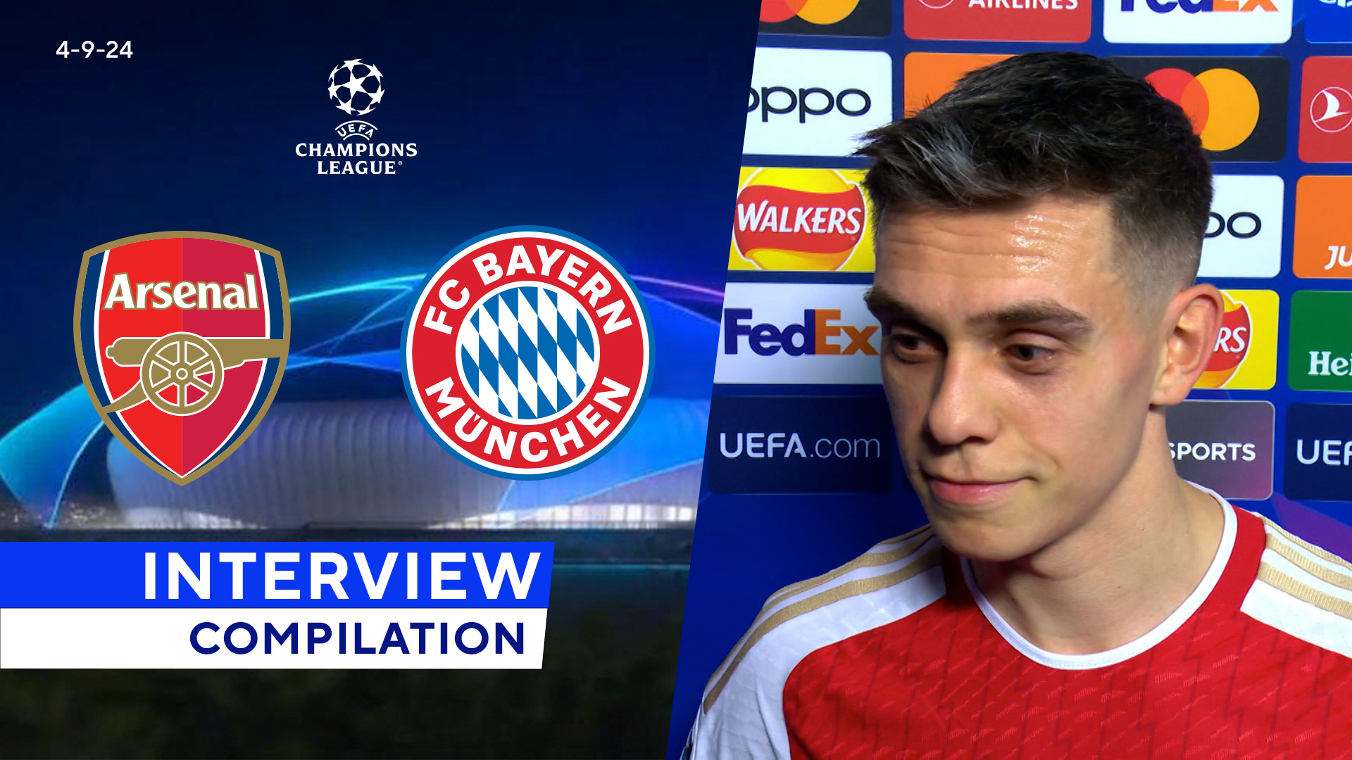 Watch UEFA Champions League Season 2024 Episode 0: Interview Compilation: Arsenal vs. Bayern ...