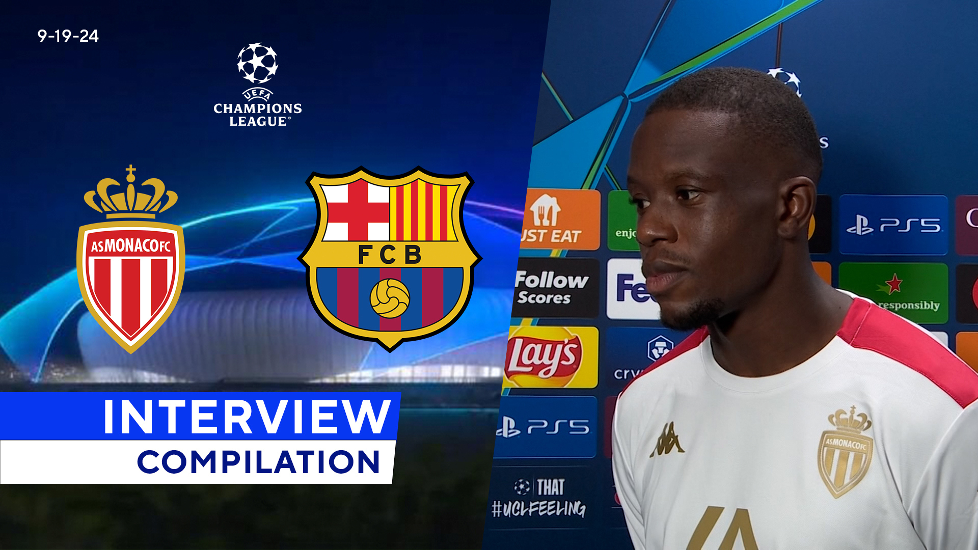 Watch UEFA Champions League Interview Compilation: Monaco vs. Barcelona ...