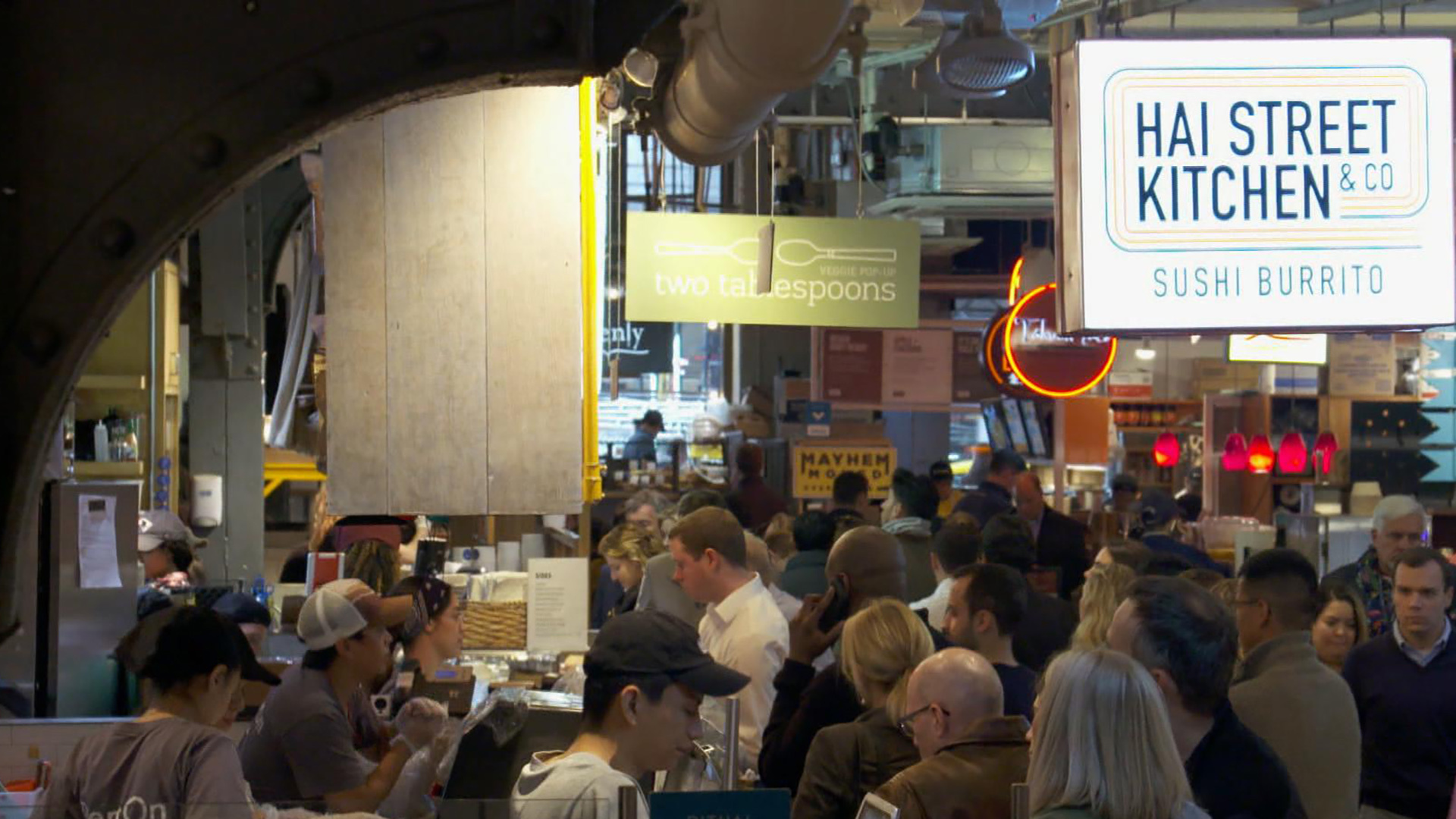 Watch Sunday Morning: Food halls: A world of flavors under one roof ...