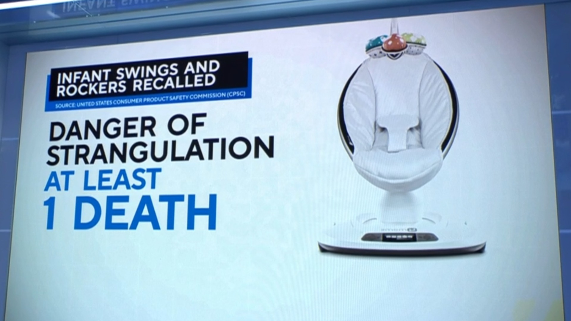 Watch CBS Evening News: More than 2 million infant swings, rockers ...