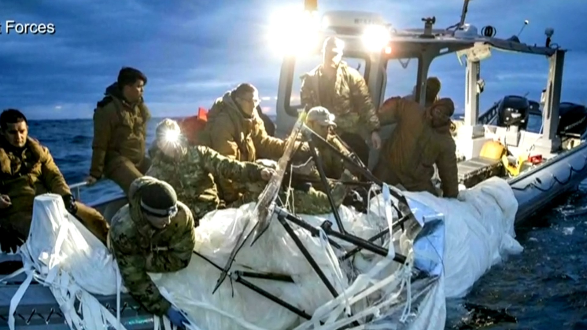 Watch CBS Evening News: New images show debris from Chinese spy balloon ...