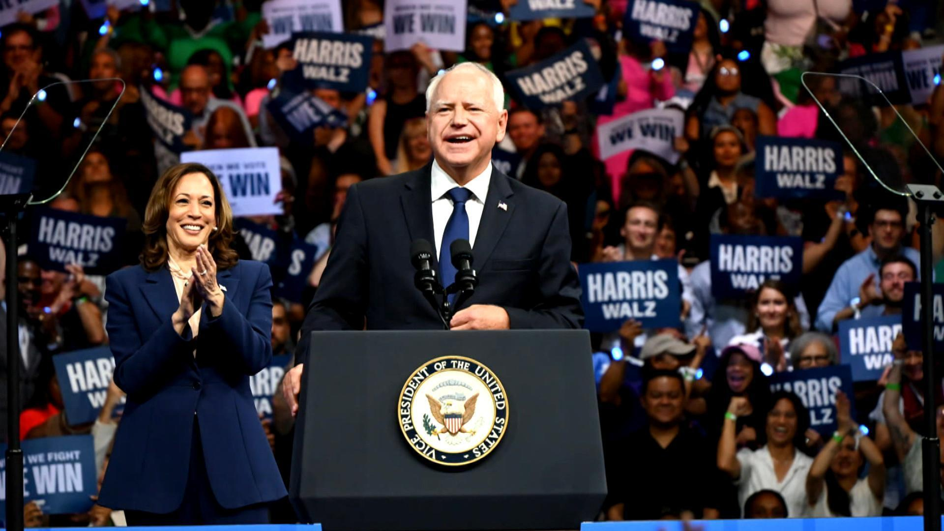 Watch CBS Mornings Season Episode : Harris, Walz hold first rally ...