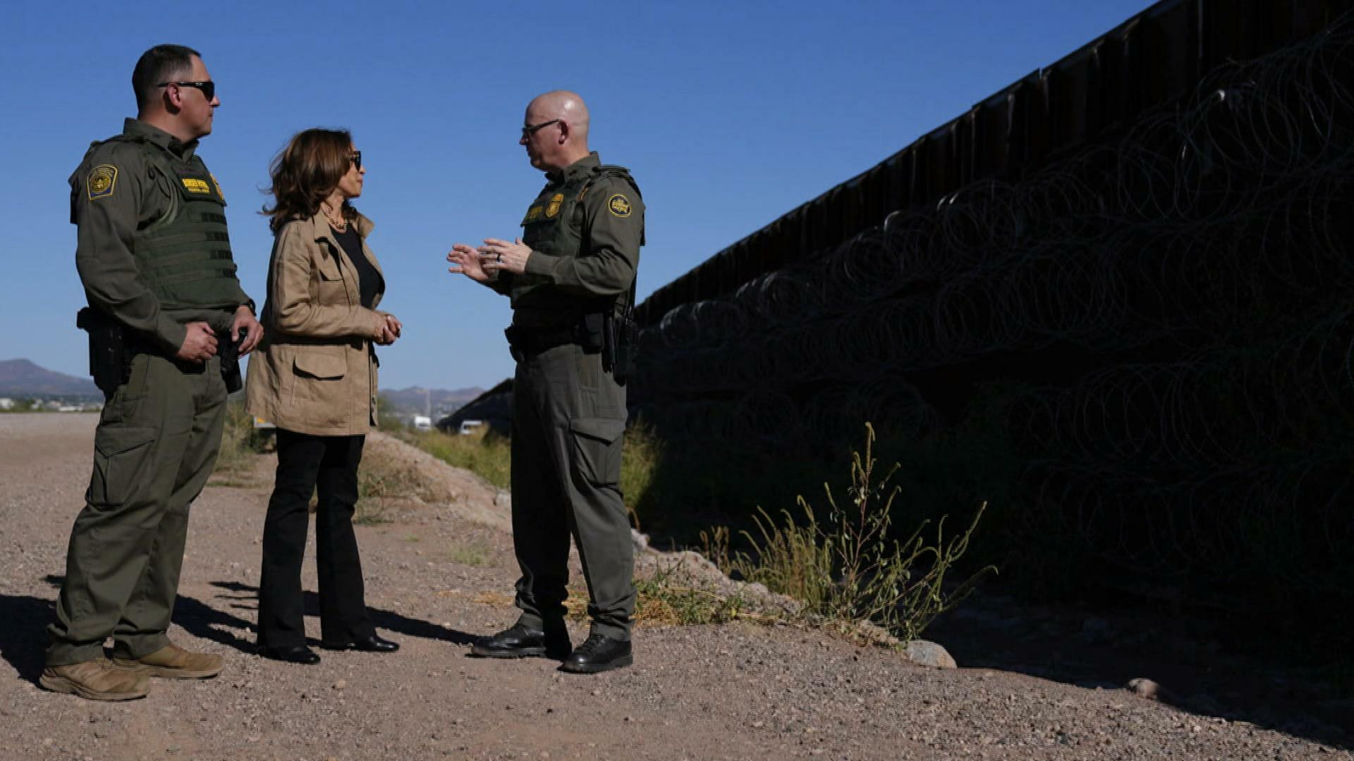 Watch CBS Saturday Morning: Trump, Harris campaign on border crisis ...