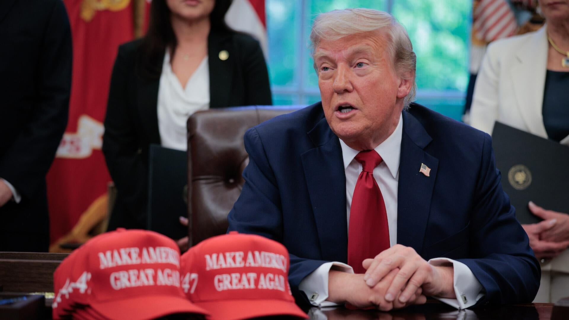 Watch CBS Evening News: Reporter's Notebook: Trump's first 100 days ...