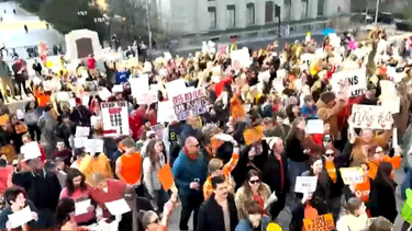Watch CBS Evening News: Nashville protesters demand gun reform - Full ...