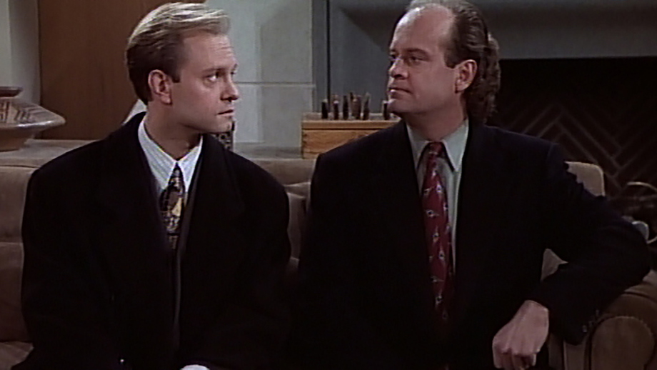 Watch Frasier (1993) Season 2 Episode 15: You Scratch My Book - Full ...