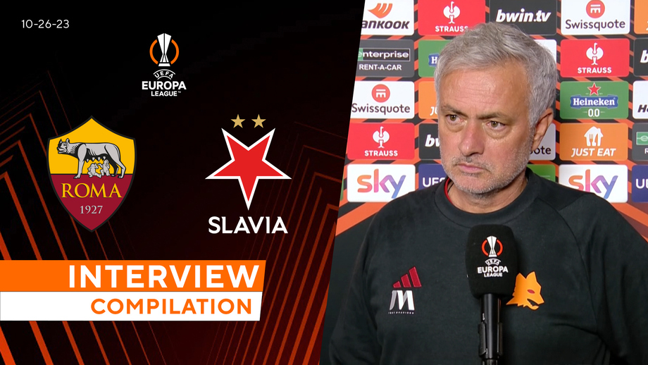 Watch UEFA Europa League Season 2024 Episode 0: Interview Compilation: Roma vs. Slavia Praha ...