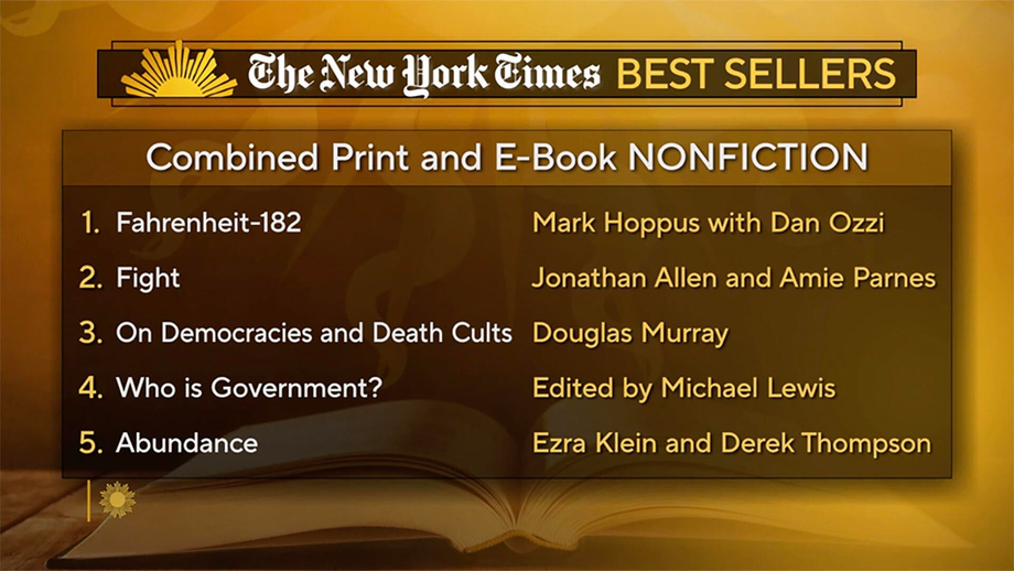 Watch Sunday Morning New York Times bestseller lists - Paramount+